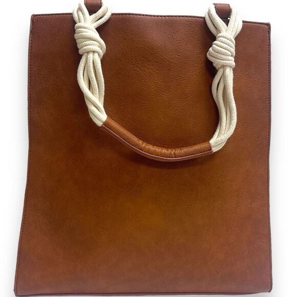 Universal Thread | Bags | Universal Thread Medium Tote Bag In Cognac ...